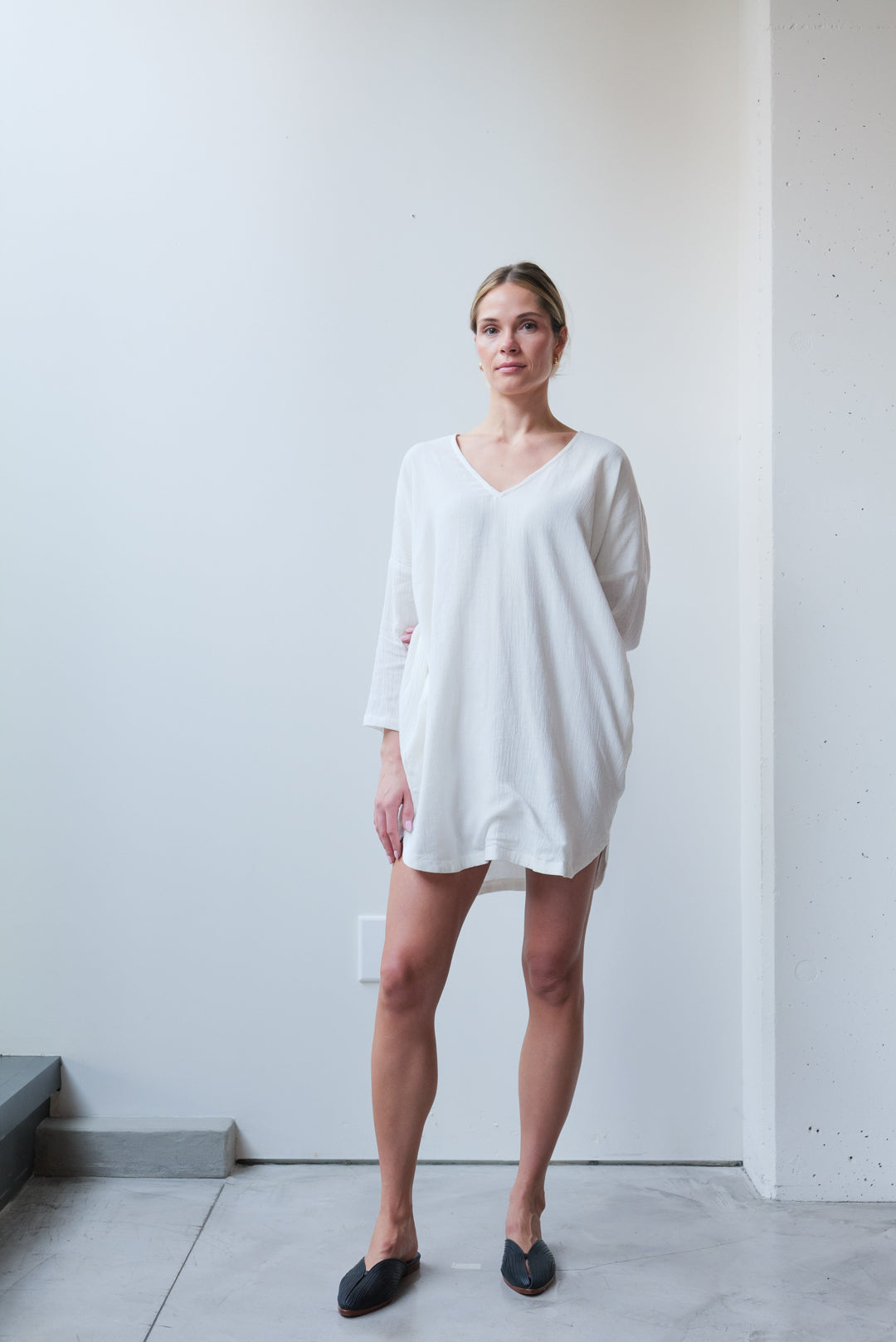 V-neck Relax Short Dress – at Dawn. O'AHU